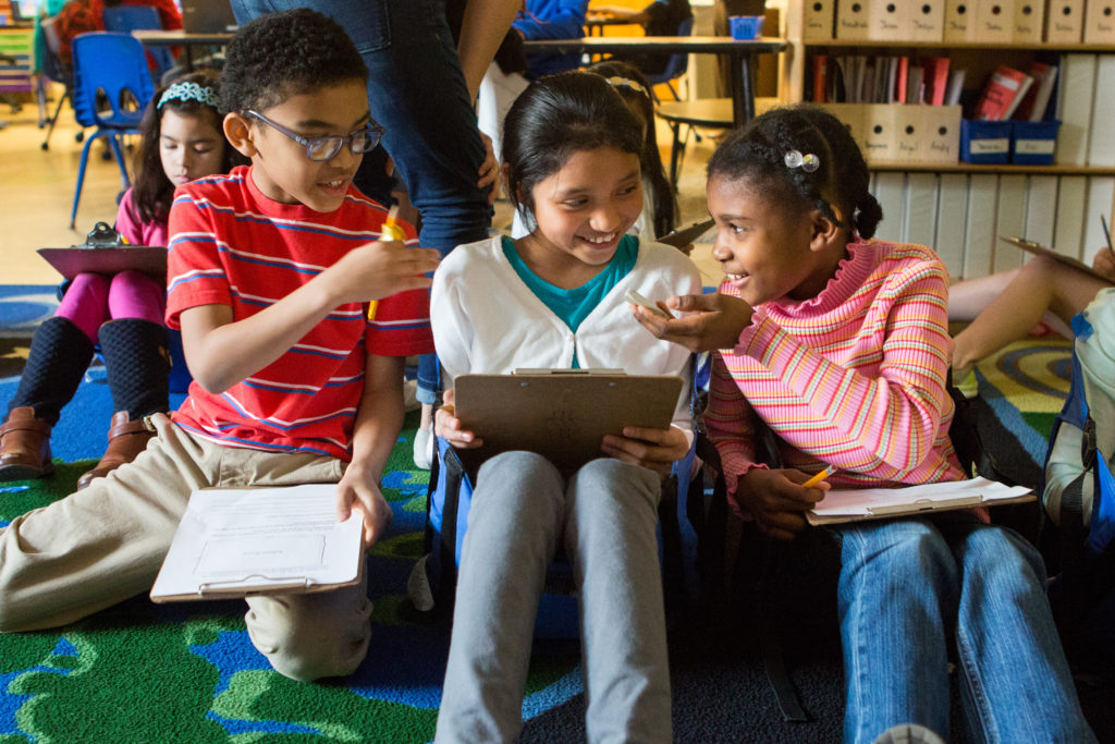 Group Of Three Third Graders EDUimages By All4Ed